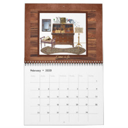 Music Calendar, Musical Instruments Illustrations Calendar | Zazzle
