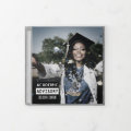 Music CD Album Cover Booklet Blue Graduation Tri-Fold Announcement | Zazzle