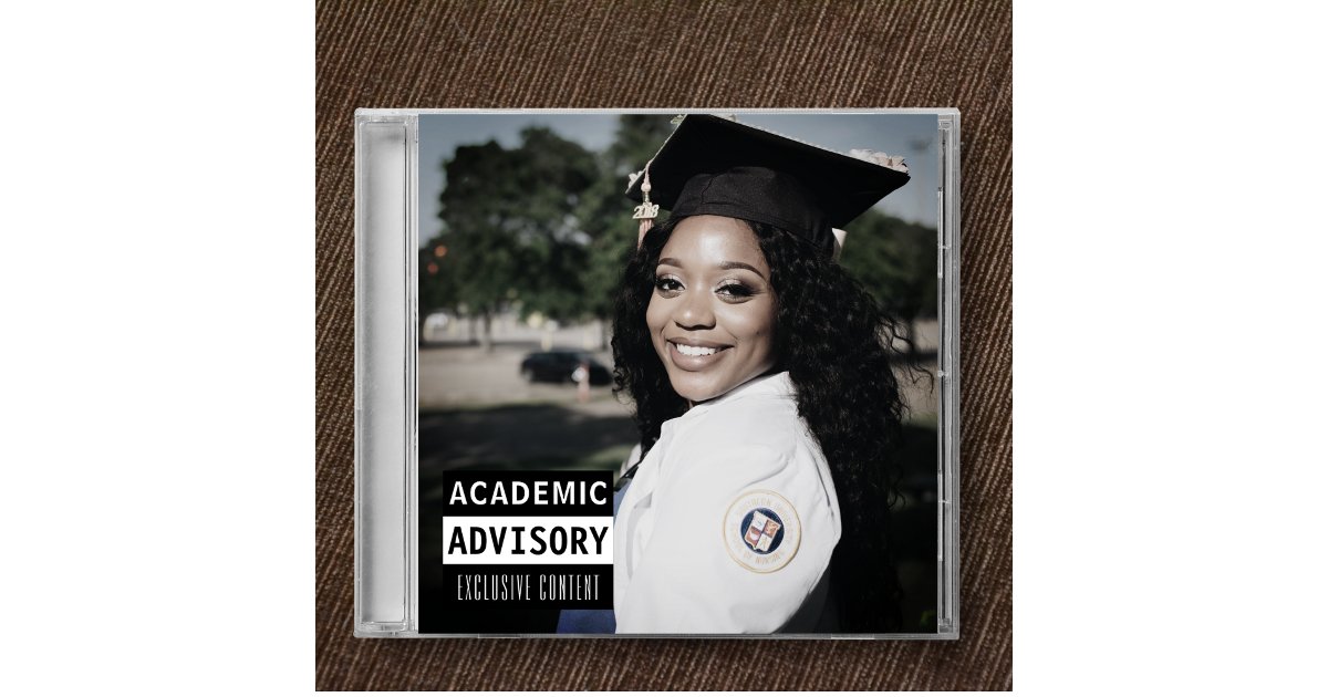 Music CD Album Cover Graduation Party Invitation | Zazzle
