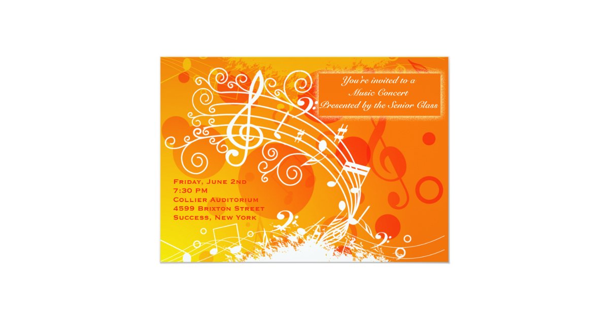 Music Celebration Invitation | Zazzle.com