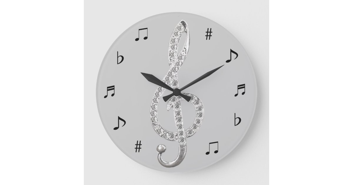 Music Clock | Zazzle