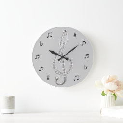 Music Clock | Zazzle