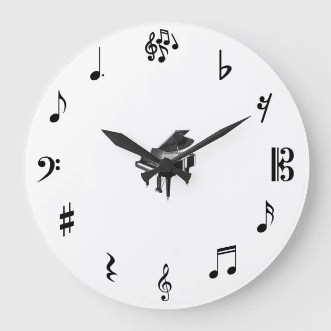 Music Clock | Zazzle