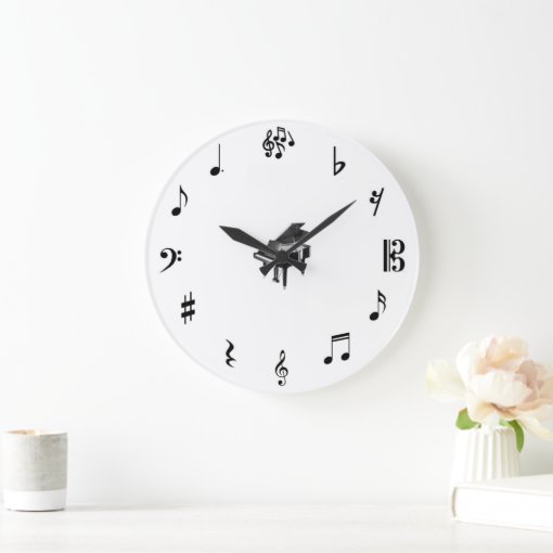 Music Clock | Zazzle