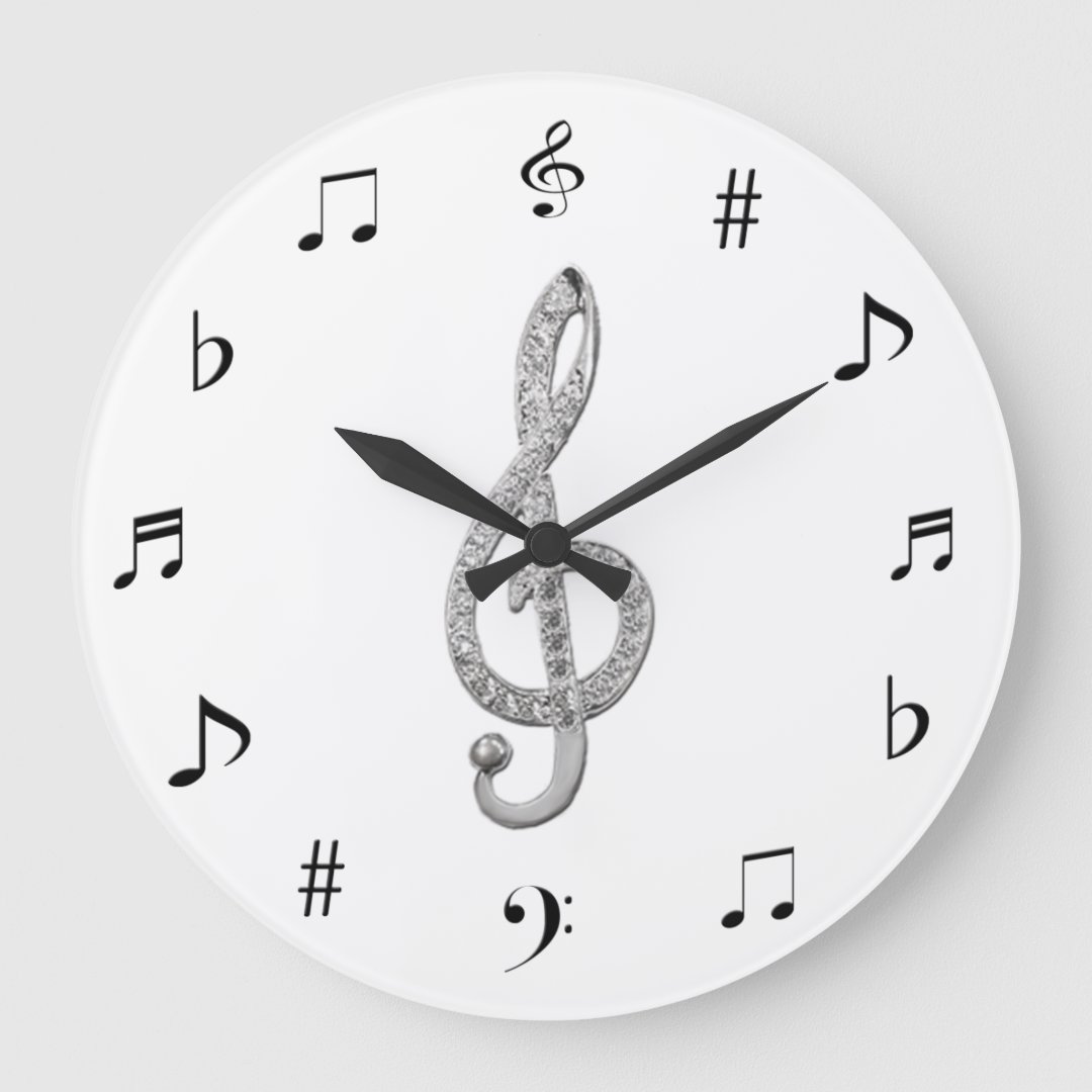 Music Clock | Zazzle
