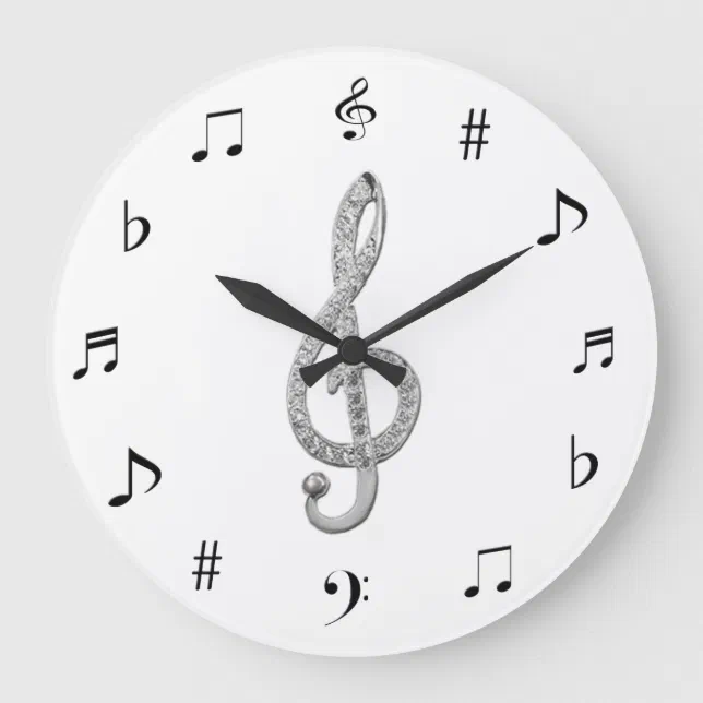 Music Clock | Zazzle
