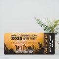 Music Concert VIP Ticket And RSVP Wedding Invitation | Zazzle