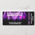 Music Concert VIP Ticket And RSVP Wedding Invitation | Zazzle