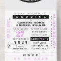 Music Concert VIP Ticket With RSVP Wedding All In One Invitation | Zazzle