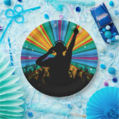 Music DJ paper plates | Zazzle