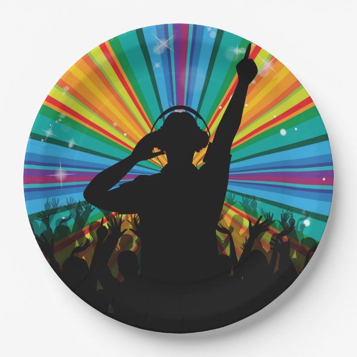 Music DJ paper plates | Zazzle.com