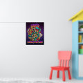Music everywhere graffiti DJ Poster | Zazzle