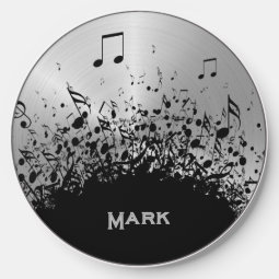 music explosion design wireless charger | Zazzle