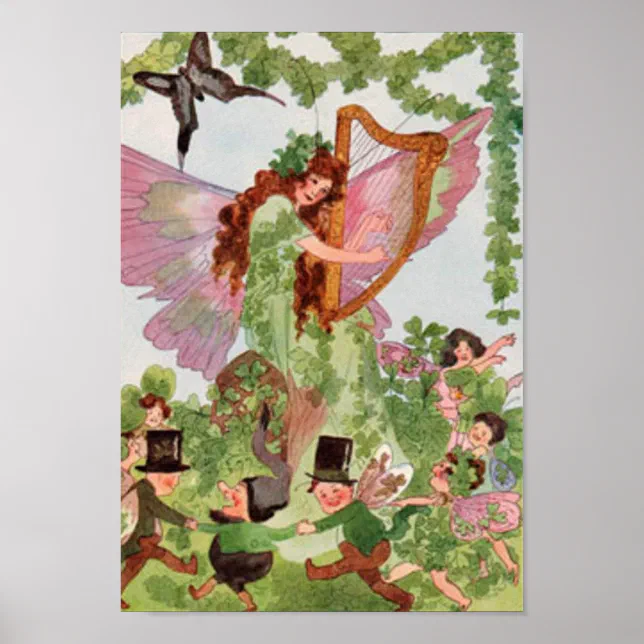 Music Faerie Playing Music Poster | Zazzle