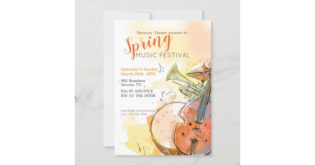 Music Festival Invitation | Zazzle