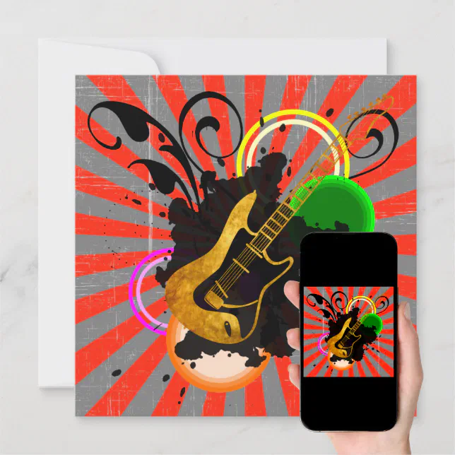 Music Fever Birthday Party Invitation | Zazzle