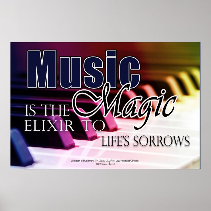 Music Gifts Piano Students - Music Poster | Zazzle.com