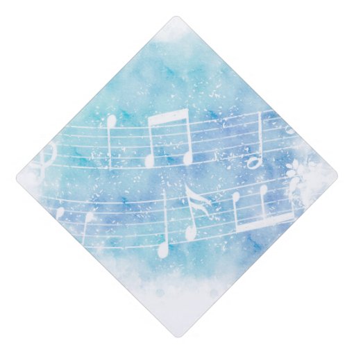 Music Graduation Inspirational Quote Graduation Cap Topper | Zazzle