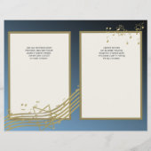 Music in the Air Bar Mitzvah Program Cover | Zazzle