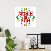 Music is FUN Poster | Zazzle