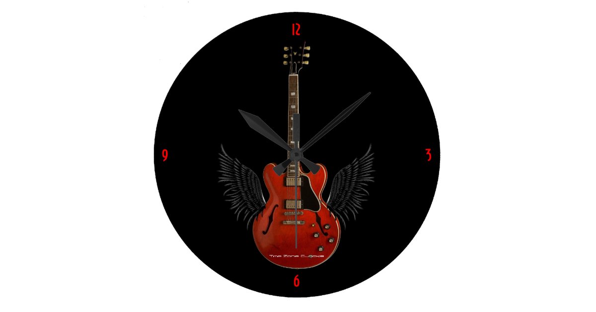 Music is Heaven Large Wall Clock | Zazzle.com
