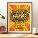 MUSIC is the strongest form of Magic Poster | Zazzle
