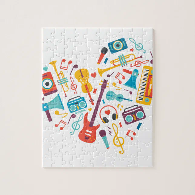 Music Jigsaw Puzzle | Zazzle