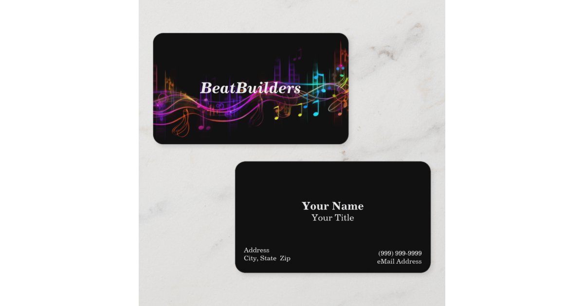 Music Lessons Business Card | Zazzle