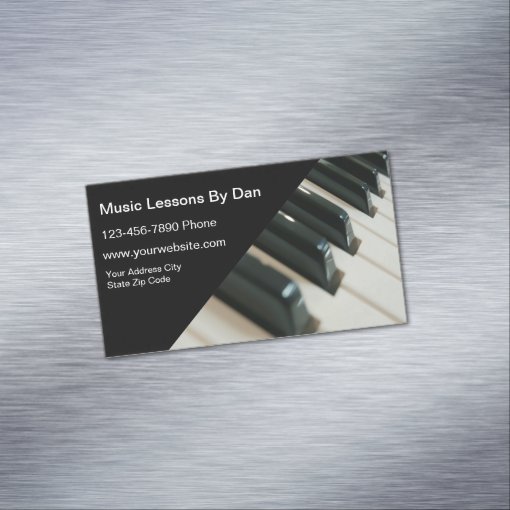 Music Lessons Business Card | Zazzle
