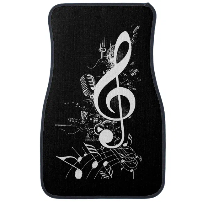 Music Lives in me_ Car Mat | Zazzle