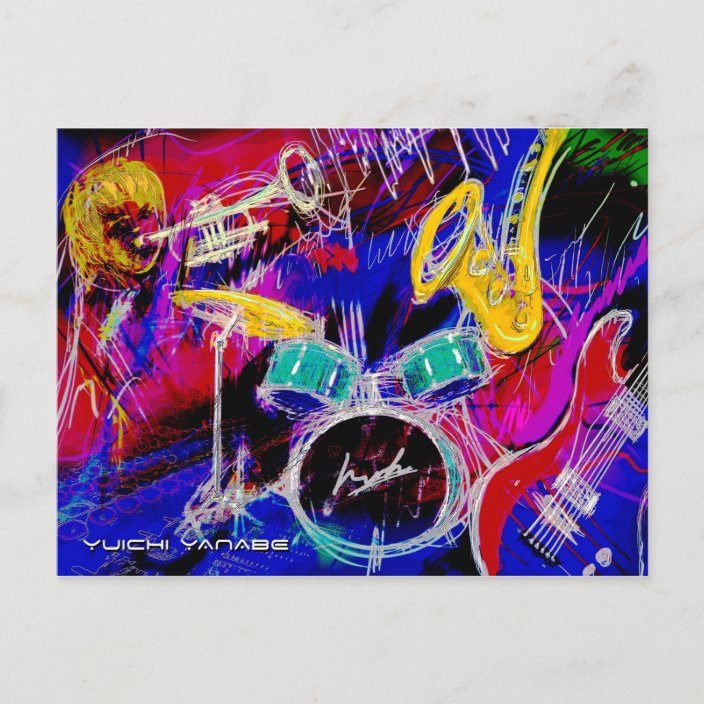 Music Medley Postcard | Zazzle.com