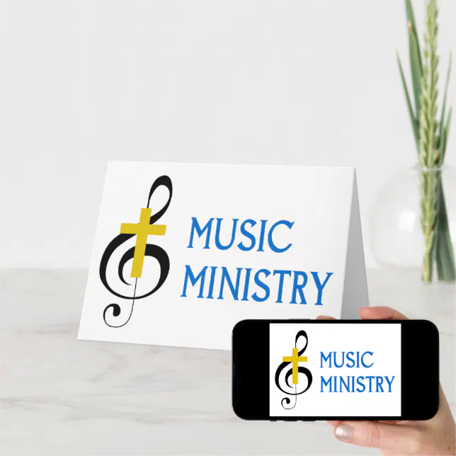 Music Ministry Card | Zazzle