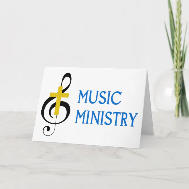 Music Ministry Card | Zazzle