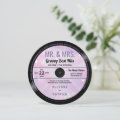 Music Mr Mrs Groovy Purple Retro Vintage Wedding Invitation | Zazzle
