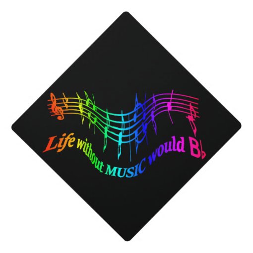 Music Musician Graduation Inspirational Quote Graduation Cap Topper ...