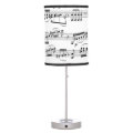 music notations table lamp | Zazzle