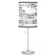 music notations table lamp | Zazzle