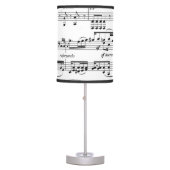 music notations table lamp | Zazzle