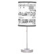 music notations table lamp | Zazzle