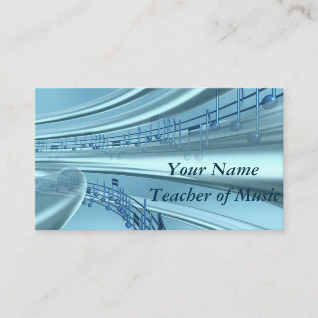 Music note business card | Zazzle