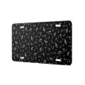 music, note, clef, band, symbol, shiny, elegant, license plate | Zazzle