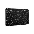 music, note, clef, band, symbol, shiny, elegant, license plate | Zazzle
