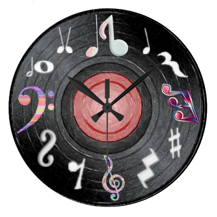 Music Note Clock | Zazzle.com