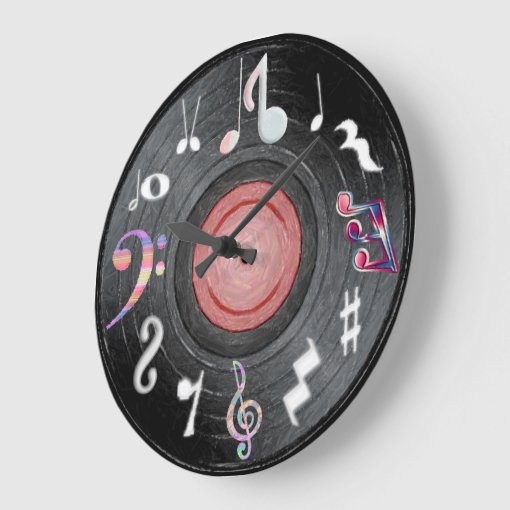 Music Note Clock | Zazzle