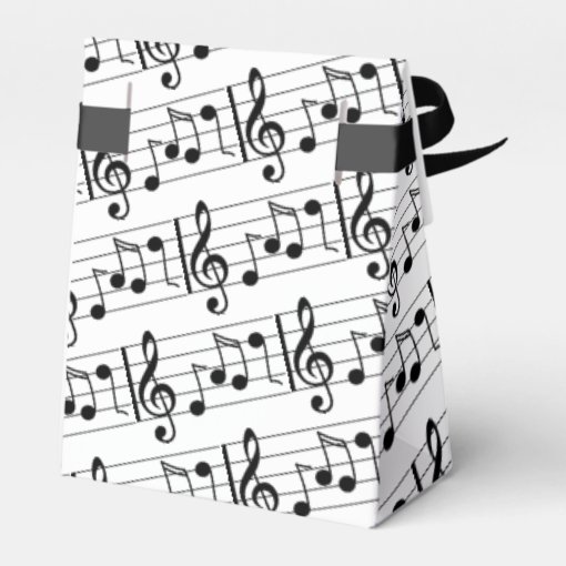 Music Note Favor Box | Zazzle