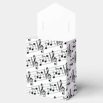 Music Note Favor Box | Zazzle