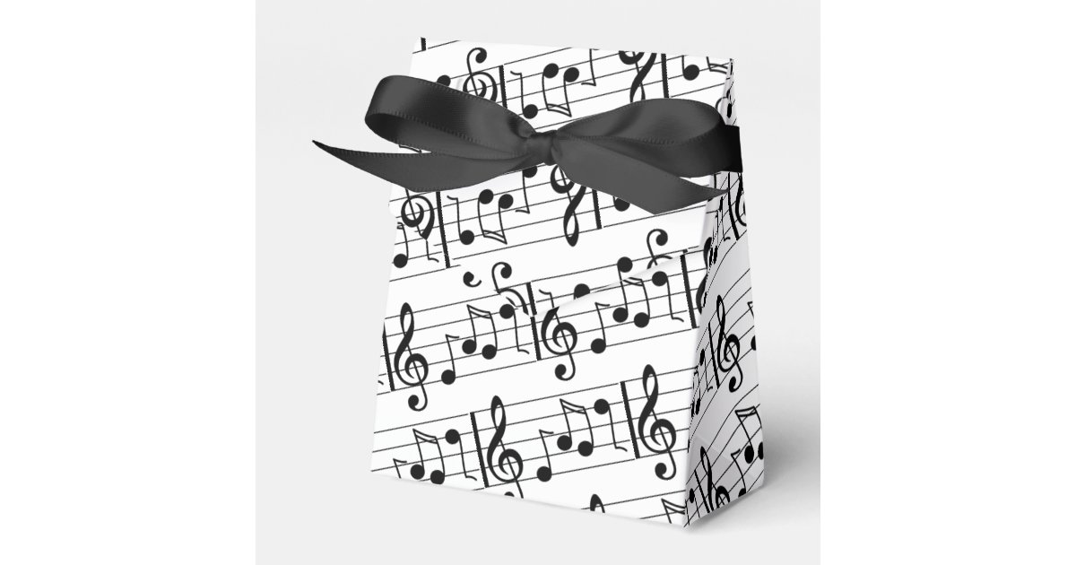 Music Note Favor Box | Zazzle