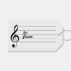 Music Note Gift Tag | Zazzle