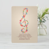 Music Note Invitation | Zazzle