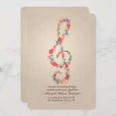 Music Note Invitation | Zazzle